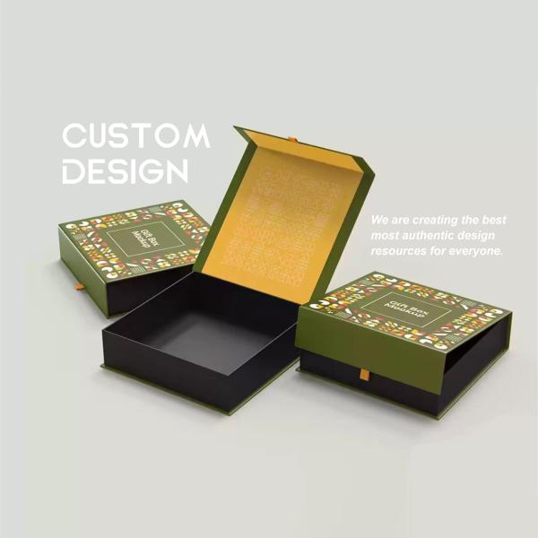 Quality Luxury Recyclable Magnetic Box Custom Logo Lip Gloss Tubes Recycled Rigid Paper Gift Box Sponge Liner Cosmetics Packing Boxes for sale