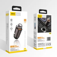 Quality Custom Printed 3C Product Packaging Paper Box with Hook Spot UV Car Charger USB for sale