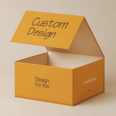 China Custom Large Luxury Rigid Cardboard Magnetic Gift Box Wig Paper & Wedding Dress Packaging for Socks Sponge Lining for sale