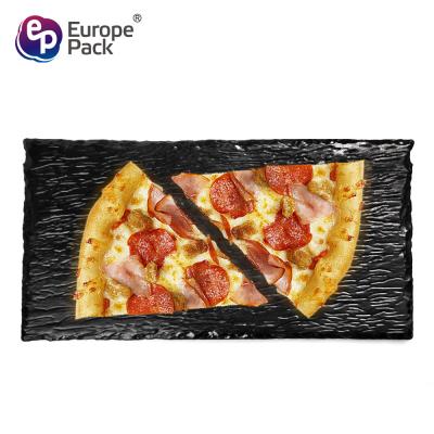 中国 EPKの新製品11インチの正方形の夕食の黒のスレートの石の版 販売のため