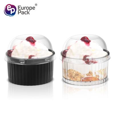 China Professional manufacture stackable dessert disposable jelly plastic pudding cup for sale