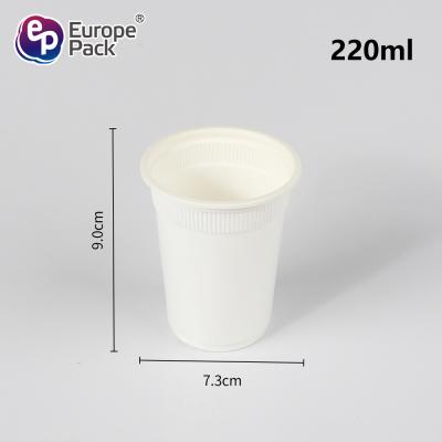 Cina Microwave Disposable Plastic Party Cups Biodegradable Coffee Cup Cornstarch in vendita