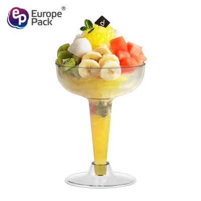 Cina Wholesales drinking transparent wedding and party plastic wine glasses cocktail cup in vendita