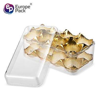 Cina Eco friendly double layer rectangle shape luxury chocolate box with golden tray in vendita