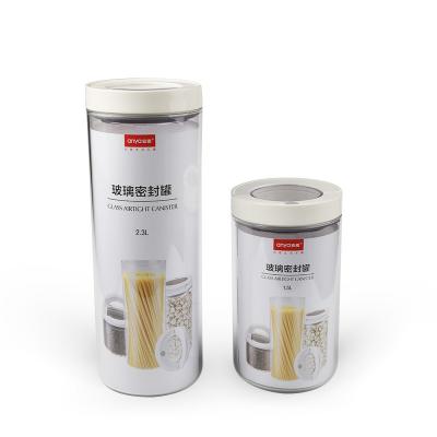 Cina High borosilicate glass sealing tank with adjustable date in vendita
