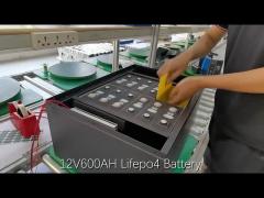 Bateria de lítio estável de 72A RV IP65 à prova d'água com ecrã LCD