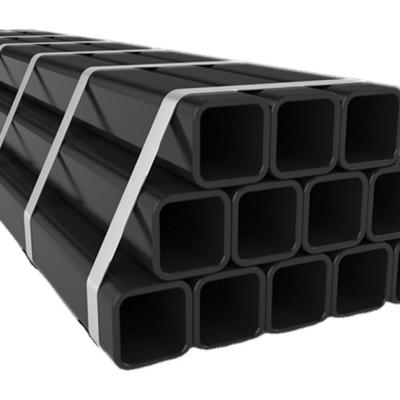 Cina Q345 ha saldato il tubo delicato senza cuciture del acciaio al carbonio/tubo d'acciaio nero di /rectangular del tubo d'acciaio del quadrato di ERW in vendita