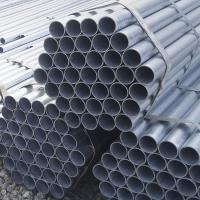 China Hot-dip galvanized round steel pipe for construction for sale