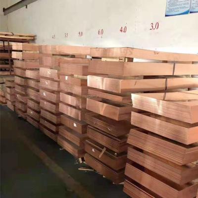 Cina Piatti bronzei spessi di rame rossi puri dello strato 2mm del piatto C12200 in vendita