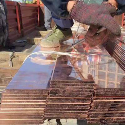 中国 電気分解の銅の陰極が版99.99% C2800を広げる高い純度は冷間圧延した 販売のため