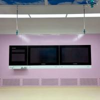 China Square Return Air Grille 24x24 Inches Aluminum Surface Mount with Fixed 45° Blades for sale
