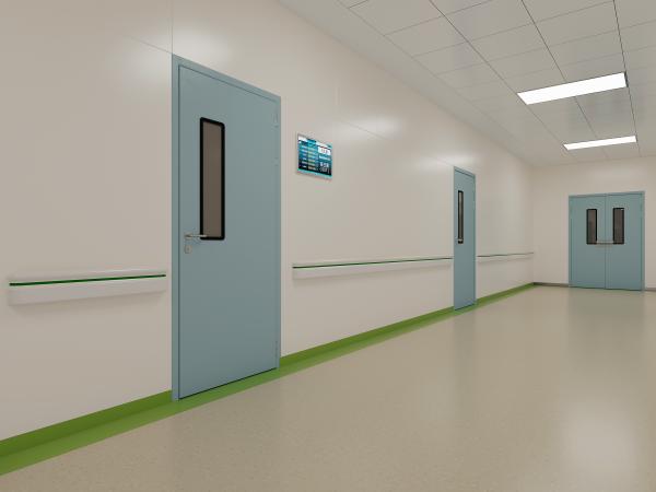 Quality Customized X Ray Room Door White Interlocked / Airlock Doors For Clean Rooms for sale