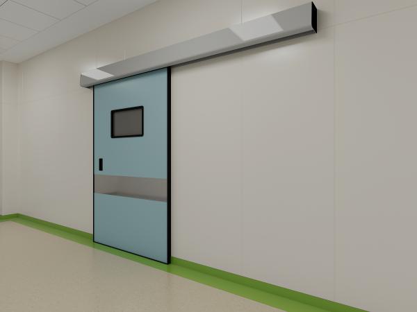 Quality Motorized X Ray Room Door Customized Lead Lined Sliding Doors Manual With Safety Sensors for sale