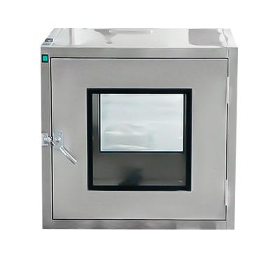China HEPA Filtered Stainless Steel Air Shower Corrosion Resistant Cleanroom Air Shower Pass Through Window for sale