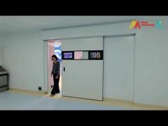 blue ivory green cleanroom glass door customized hospital sliding glass doors