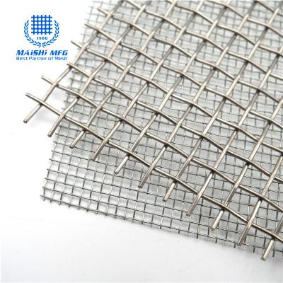 China Corrosion-resistant crimping woven stainless steel decorative screen for sale