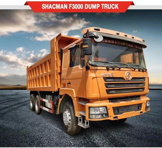 Trucks Use Light with Crane 60 Dump Truck Used Shacman Dump Truck for Mining Sale in China