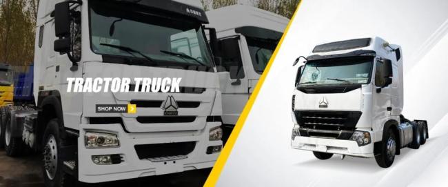 HOWO Tractor Truck 10 Tires 6*4 HOWO 371HP 375HP Tractor Truck