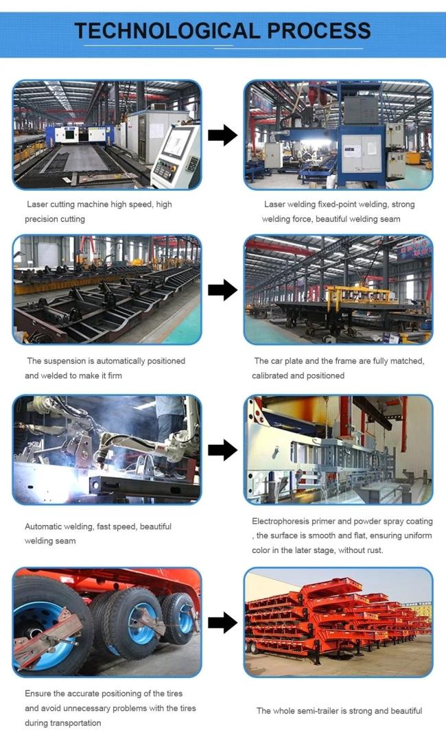 Aggregate 45cbm 80 Tons 4 Axles U-Shape Dump Truck Trailers /Tipper Semi Trailer