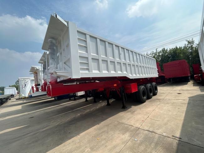 China 40-80 Tons 4-Axle Dump Semitrailer Dump Truck/Dump Truck/Dump Truck Semitrailer for Sale Manufacturer Direct