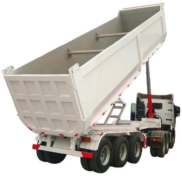 China 40-80 Tons 4-Axle Dump Semitrailer Dump Truck/Dump Truck/Dump Truck Semitrailer for Sale Manufacturer Direct