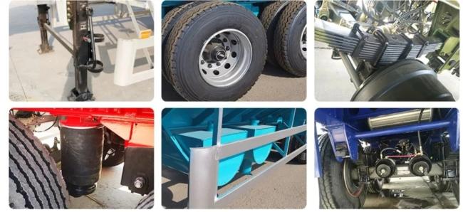 U Type Dump Tipper Truck Trailer 50tons Trailer Tipper Trailer 3 Axle Dump Trailer Tractor Dump Trailers
