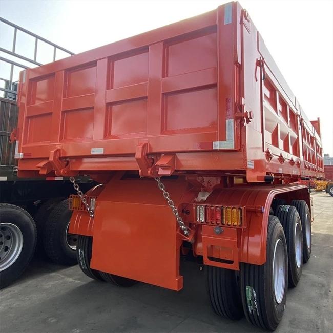 2023 New Professional Manufacturer of High Quality 4-Axle Rear Tip-Over Semi-Trailer