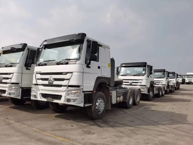 New Heavy Duty Sinotruk HOWO 4X2 6X4 10 Wheeler Diesel 400 430HP Dump Tanker Mixer Lorry Cargo Box Van Towing Trailer Tow Prime Mover Tractor Head Truck
