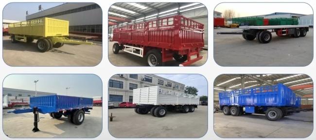 Trailers Tri-Axles for Construction Material End Dump Tipping Semi Truck Trailer