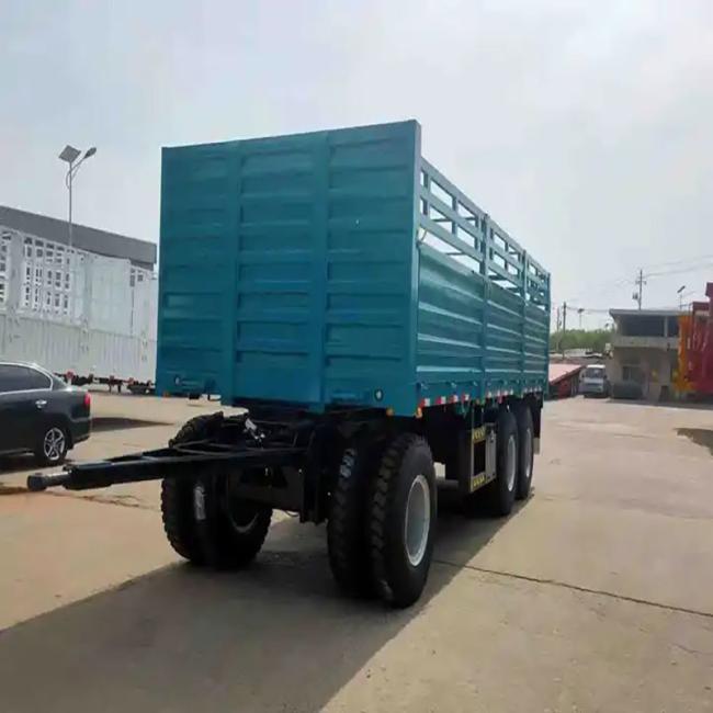 Hydraulic Grain Camions-Remorques Dumping Rear End Dump Tipper Semi Trucks Trailer