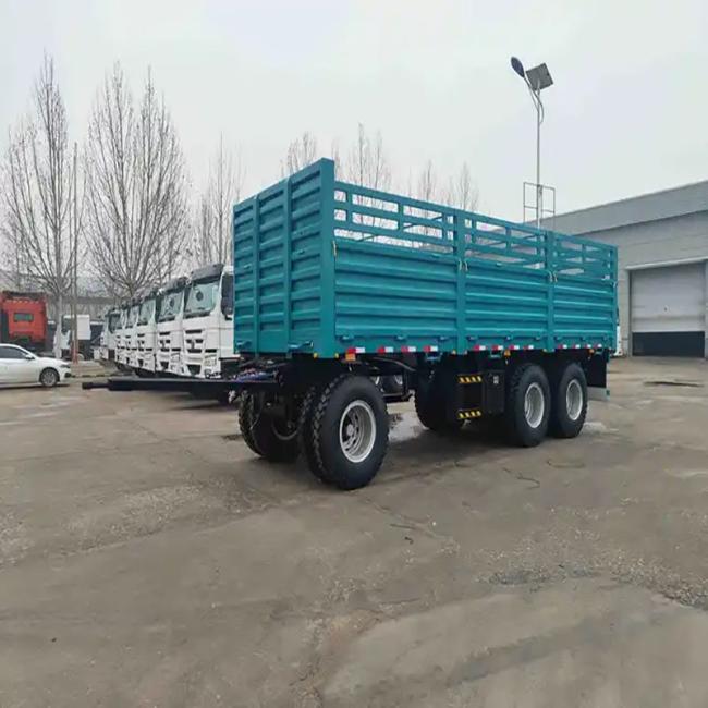 Hydraulic Grain Camions-Remorques Dumping Rear End Dump Tipper Semi Trucks Trailer