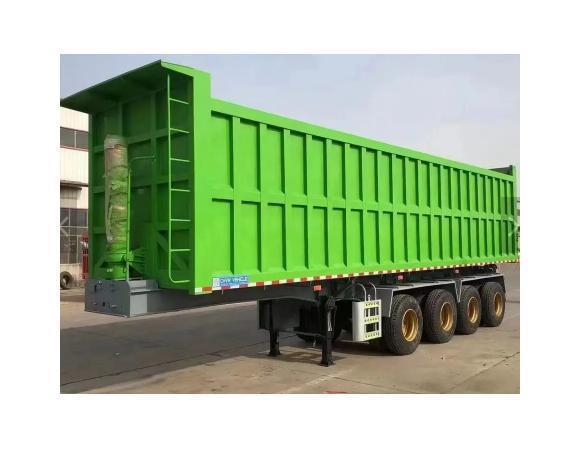 Hydraulic Lifting Cylinder Truck Tipper Dumper 4 Axle 60t 80ton 100ton Dump Semi Trailer for Sale