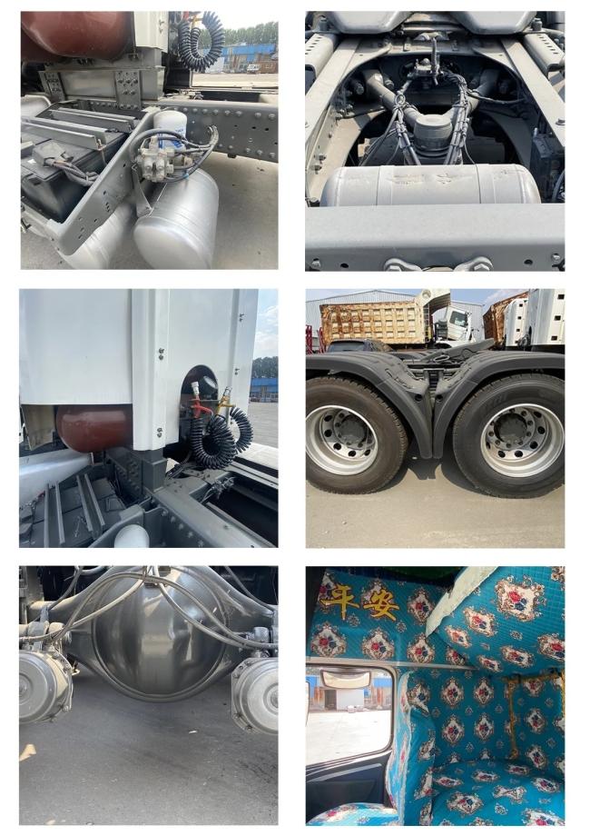 Low Price 430 Horsepower 6X4 Semi Truck 50 Tons HOWO T7 Methane Butane Towing Truck Trailer Head Natural Gas CNG Tractor Truck