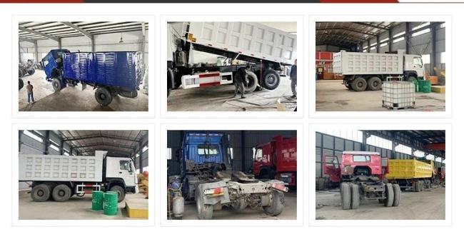 Snail Truck Prime Mover HOWO 375HP 6X4 White Used Concrete Mixer Truck for Africa Market