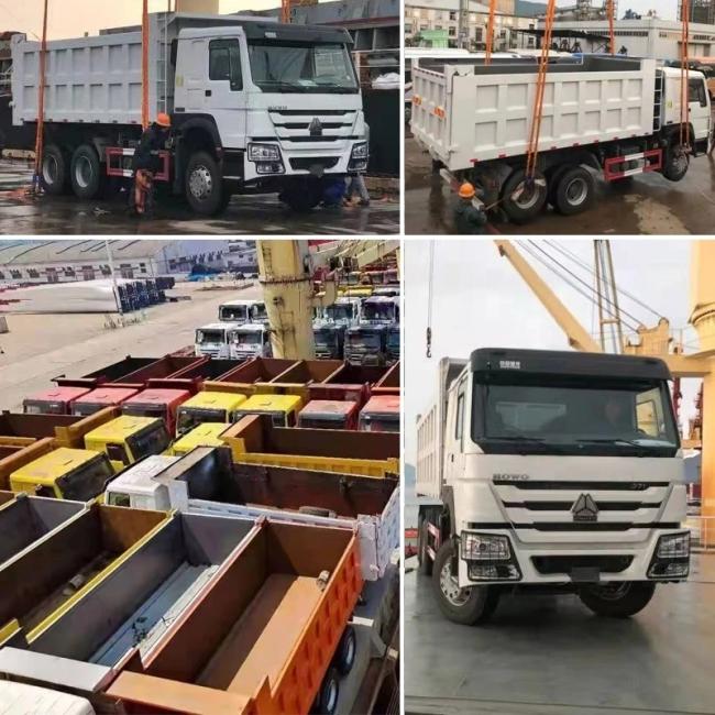 Snail Truck Prime Mover HOWO 375HP 6X4 White Used Concrete Mixer Truck for Africa Market