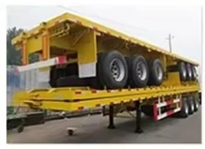 13m Lowbed Truck 60 Ton New Low Loader Bed Semi Trailer Transport Lowbed Semi Truck Trailer 3 Axle Gooseneck Flatbed Trailer