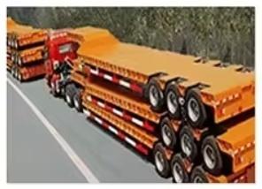 13m Lowbed Truck 60 Ton New Low Loader Bed Semi Trailer Transport Lowbed Semi Truck Trailer 3 Axle Gooseneck Flatbed Trailer