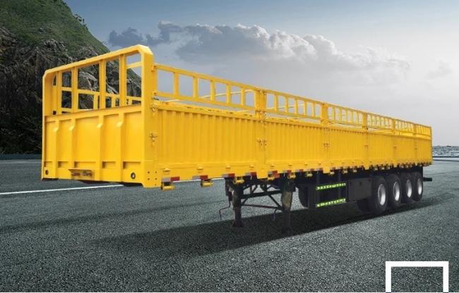 Warehouse Type Side Wall Fence Semi Trailer Top Tarpaulin Fence Cargo Semi-Trailer
