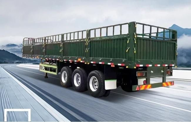 Warehouse Type Side Wall Fence Semi Trailer Top Tarpaulin Fence Cargo Semi-Trailer