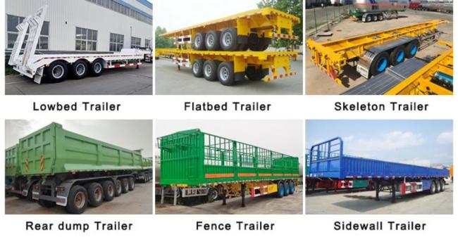 Hot Sale Cattle / Horse Transportation 3 Axles Fence Cargo Truck Semi Trailer