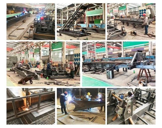 High Quality 3-Axis Red Warehouse Railing Semi-Hanging Steel Plate Suspension