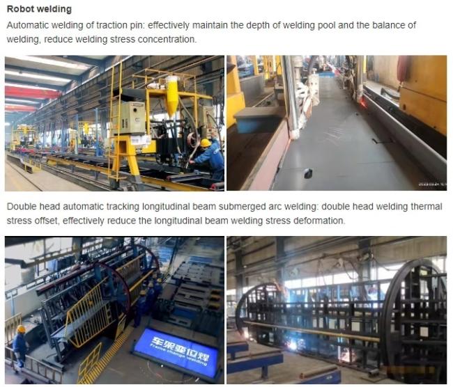 40FT 3 Axle 60ton Multi-Axle Low Flatbed Trailer with Hydraulic Ramp for Transport Vehicle