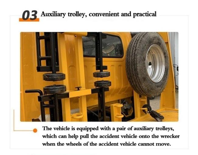 Wrecker Tow Truck Japan I-Suzu Remote Control Hydraulic Roll Back Flatbed 4X2 6 Wheels Wrecker Tow Truck for Sale