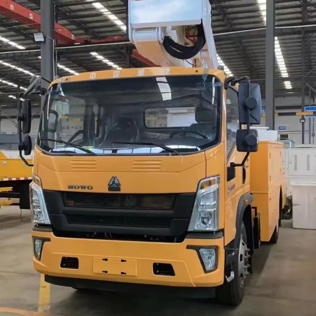 24m High-Altitude Operation Truck Vehicle Aerial Work Truck with Basket