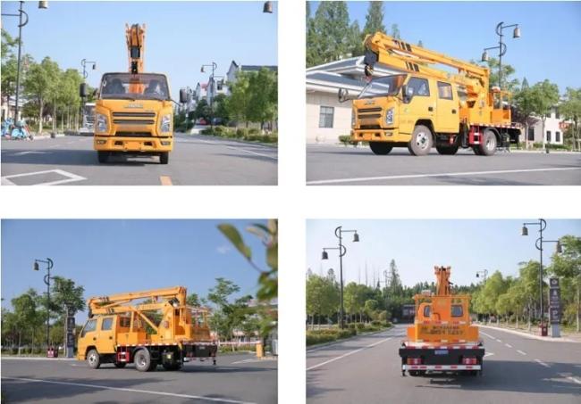 24m High-Altitude Operation Truck Vehicle Aerial Work Truck with Basket