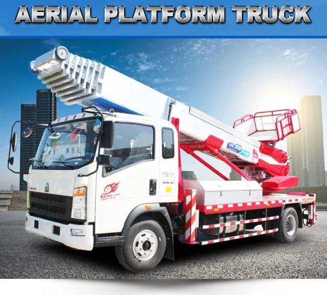 Factory Aerial Working Truck 45m Truck Mounted Aerial Work Platform