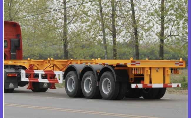 Factory Sale Quality Tri Axle 20FT 40FT Skeleton Container Semi Trailer Competitive Price Skeletal Truck Trailers