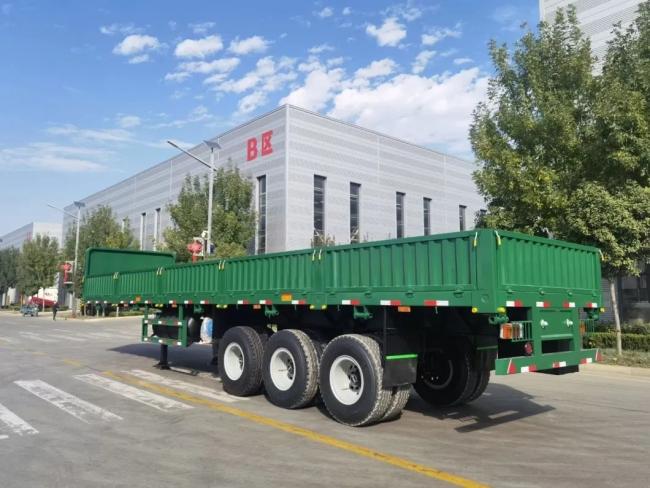 50t 60t 80t Bulk Cargo Fence Semi Trailer 3 Axles 4 Axles Customized Transporting Animals and Plants Fence Semi Trailer