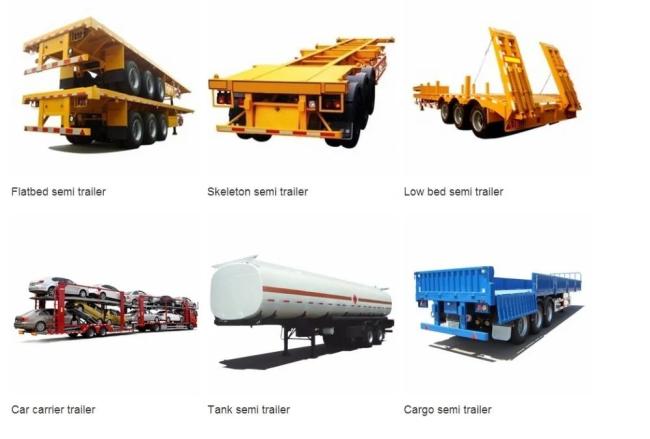 12 Wheels Stake Bulk Cargo Carrier Animal Transport Livestock Cattle Semi Trailer