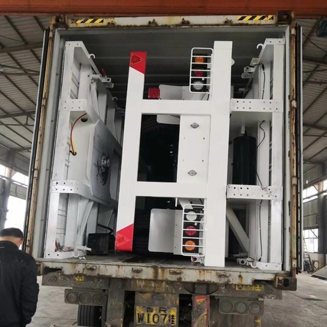 2 Axles Skeleton Shipping Container Truck Trailer Dock Skeleton Semi Trailer for Sale